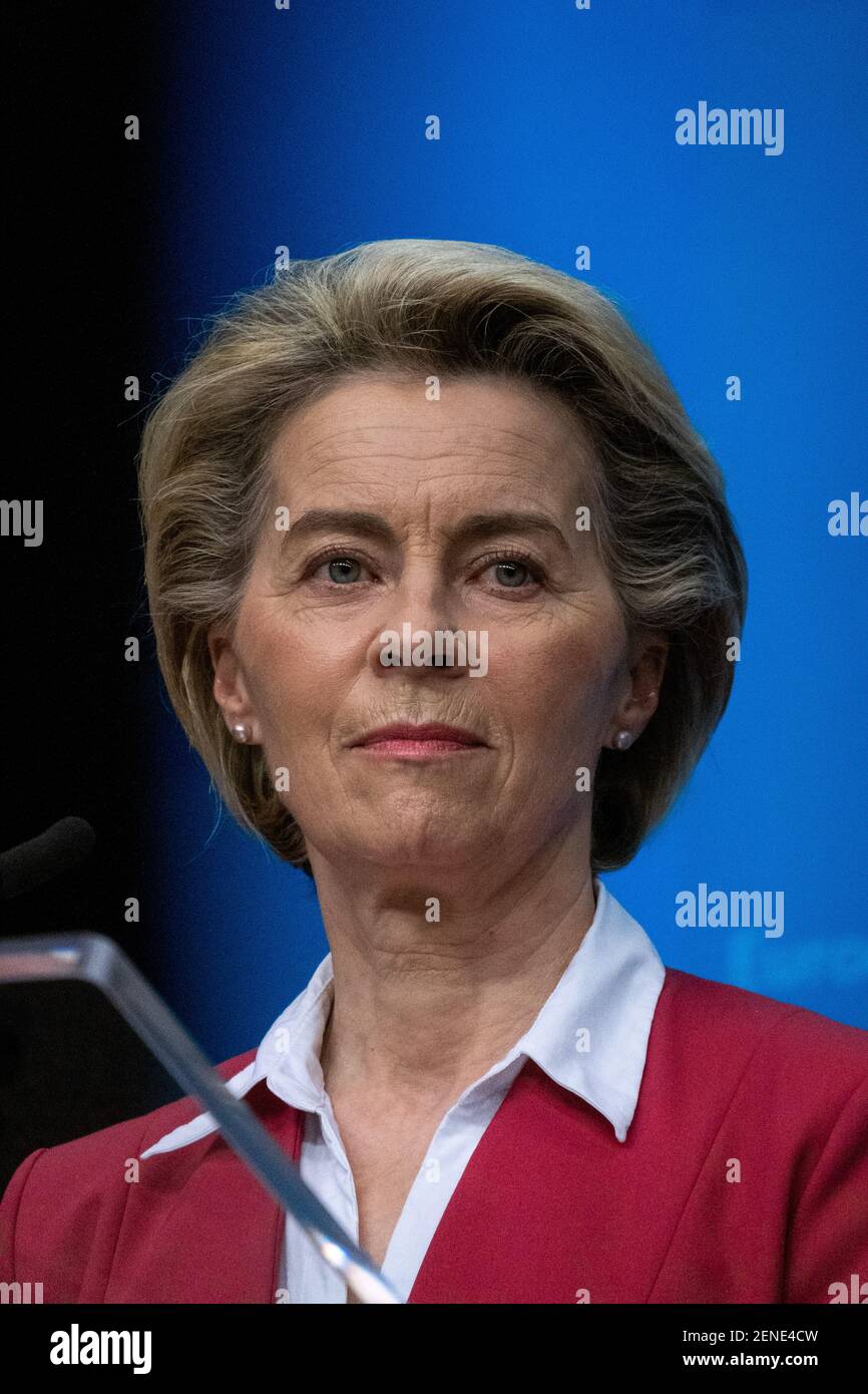 Press conference by the President of the European Commission Ursula von ...