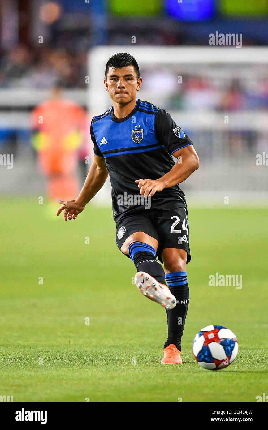 August 3, 2019: San Jose Earthquakes defender Nick Lima (24) in action ...
