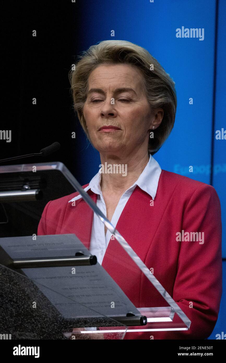 Press conference by the President of the European Commission Ursula von ...