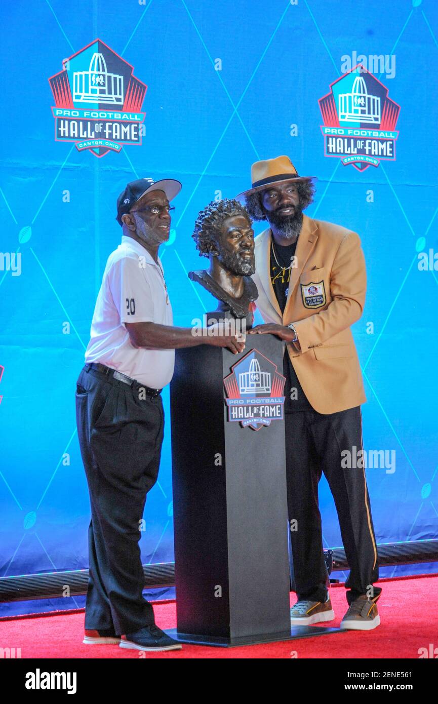 August 3rd, 2019: Ed Reed during the Pro Football Hall of Fame ...