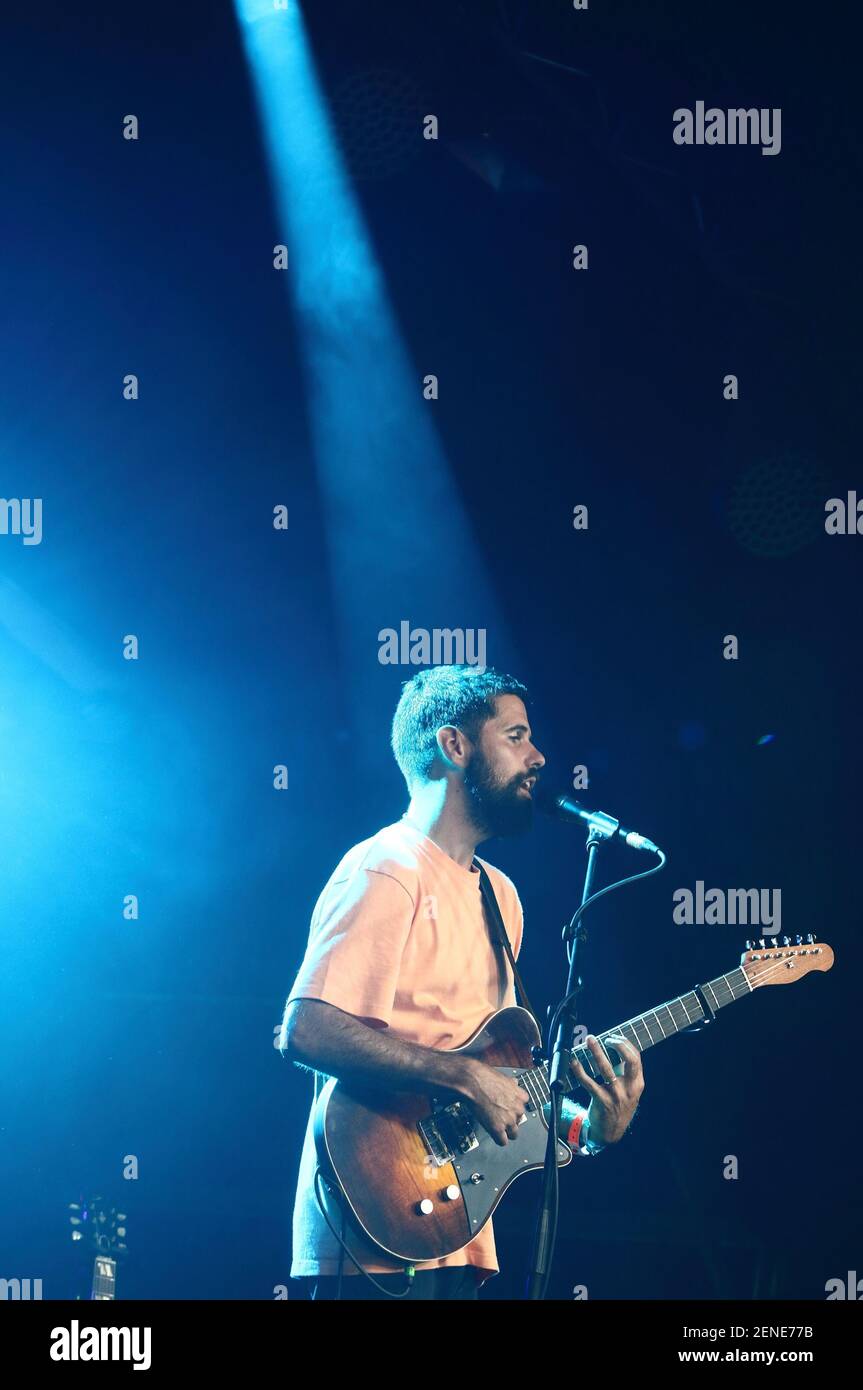 An English musician, singer and songwriter, Nick Mulvey performs on Day ...