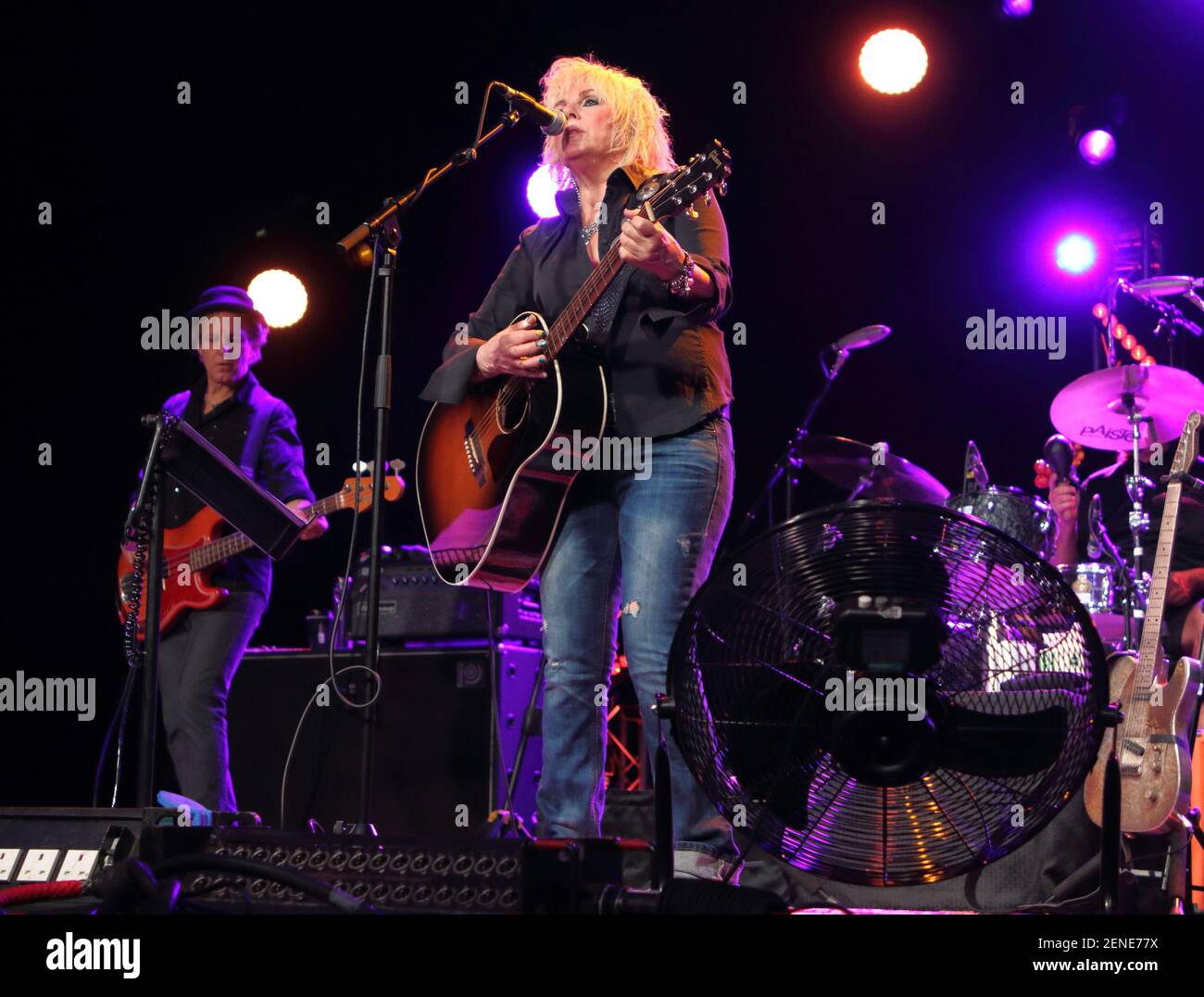 A US Grammy Award winning Country music star, Lucinda Williams performs ...