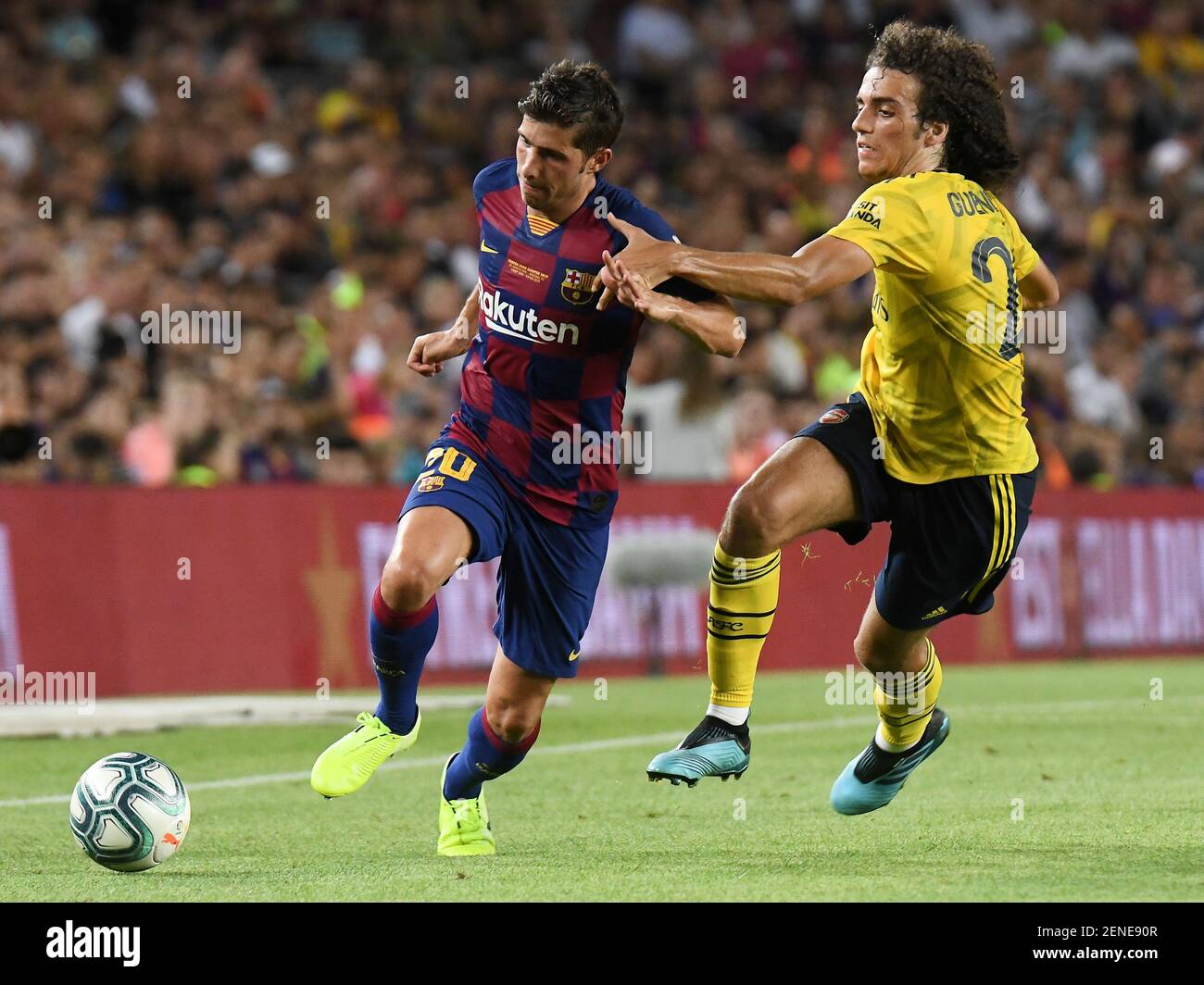 BARCELONA, 04-08-2019, FC Barcelona v Arsenal FC, of Joan Gamper Trophy ...