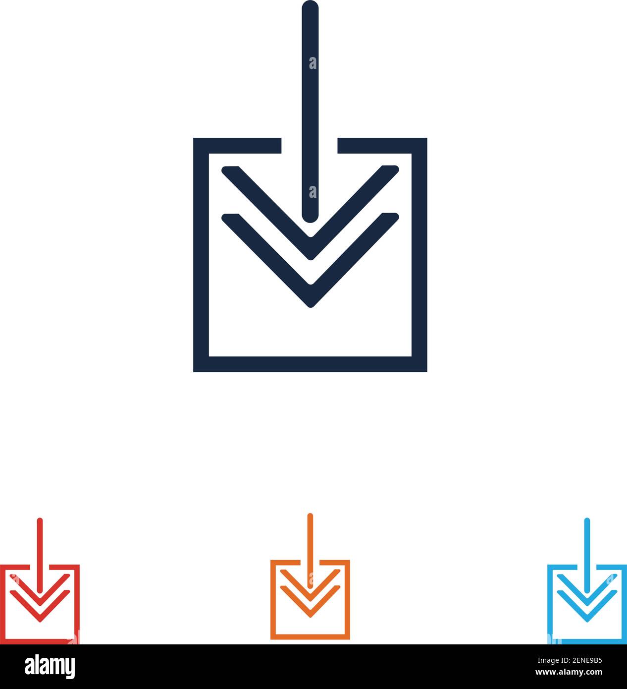 Download icon vector symbol illustration design template Stock Vector ...