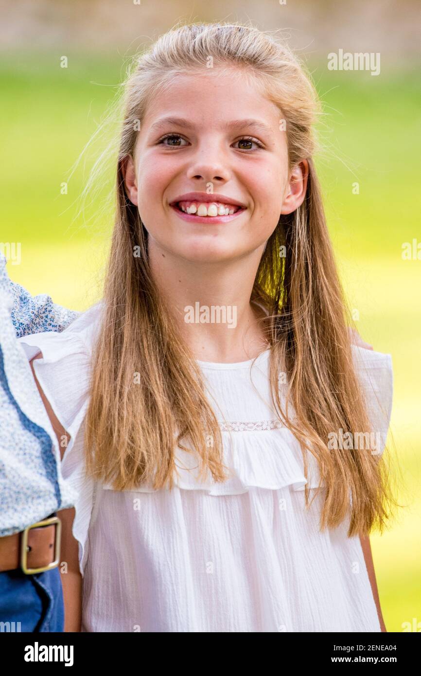 Infanta Sofia, Princess Sofia of Spain during the summer photosession ...