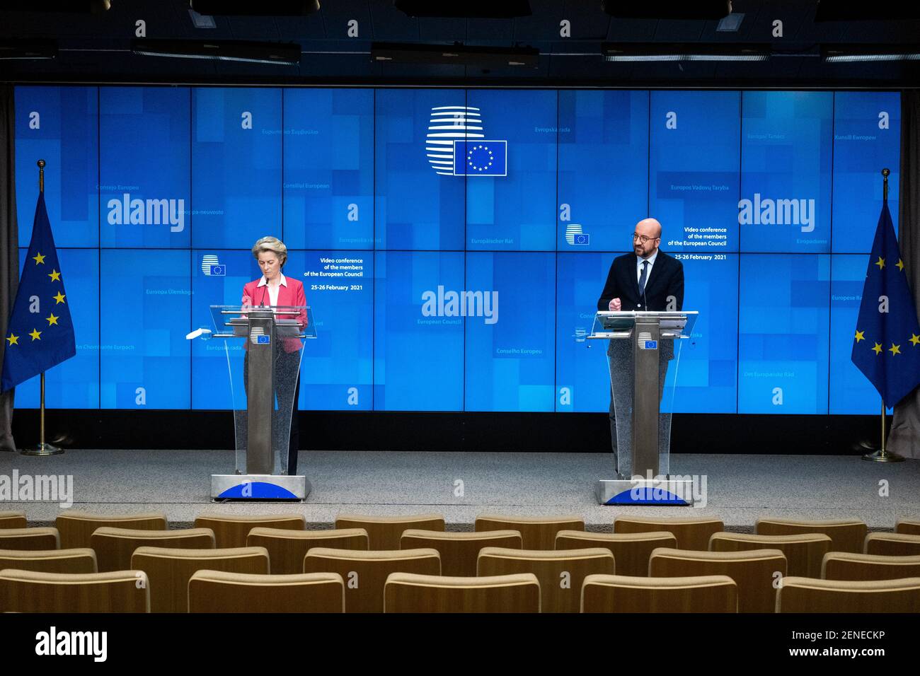 Press conference by the President of the European Commission Ursula von ...