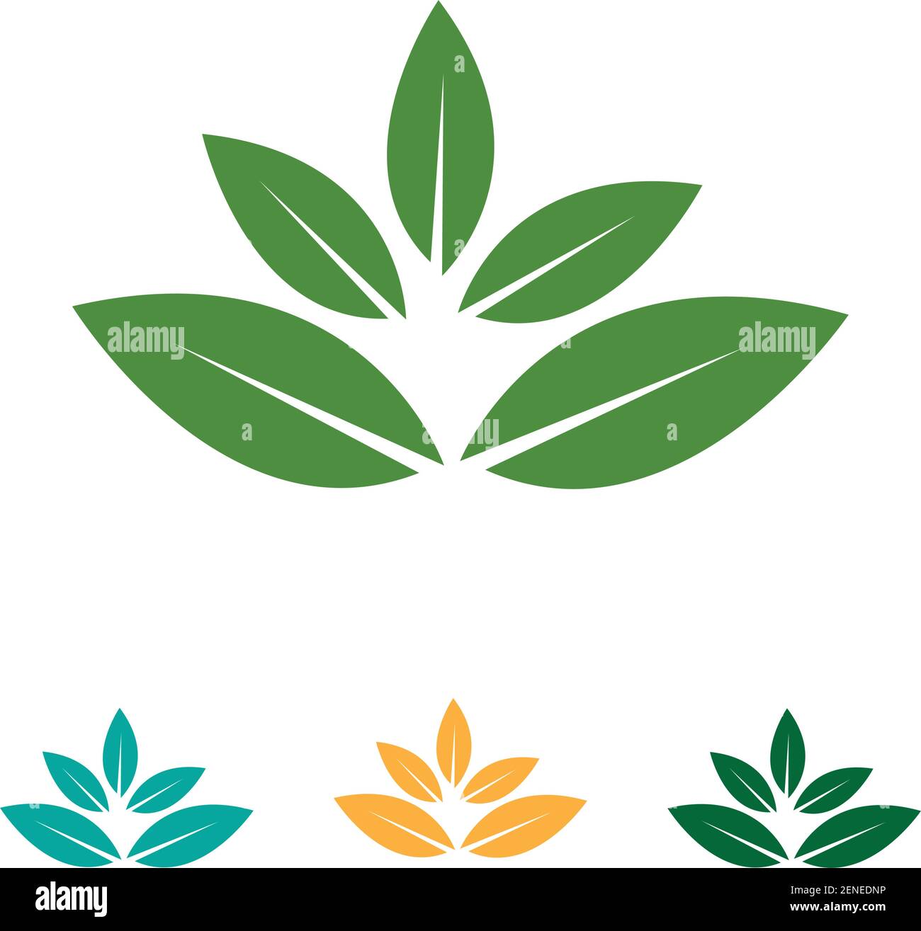 Logos of green Tree leaf ecology nature element vector Stock Vector ...