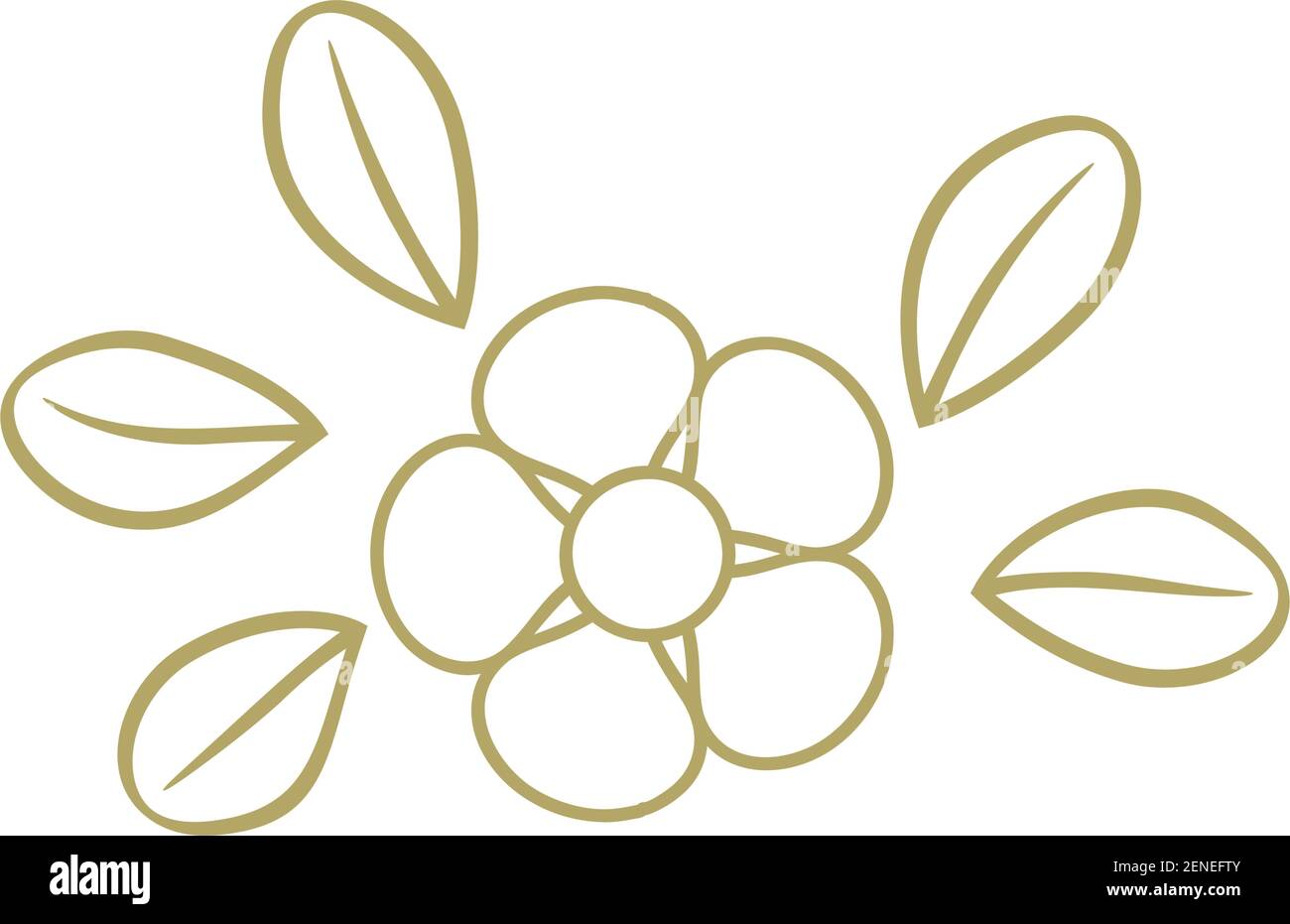 Golden flowers, vector Stock Vector Image & Art - Alamy