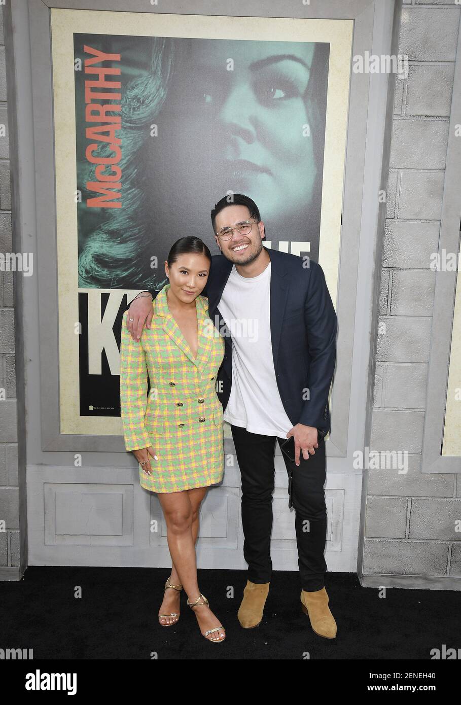 (L-R) Ally Maki and Travis Atreo at THE KITCHEN Los Angeles Premiere held at the TCL Chinese ...