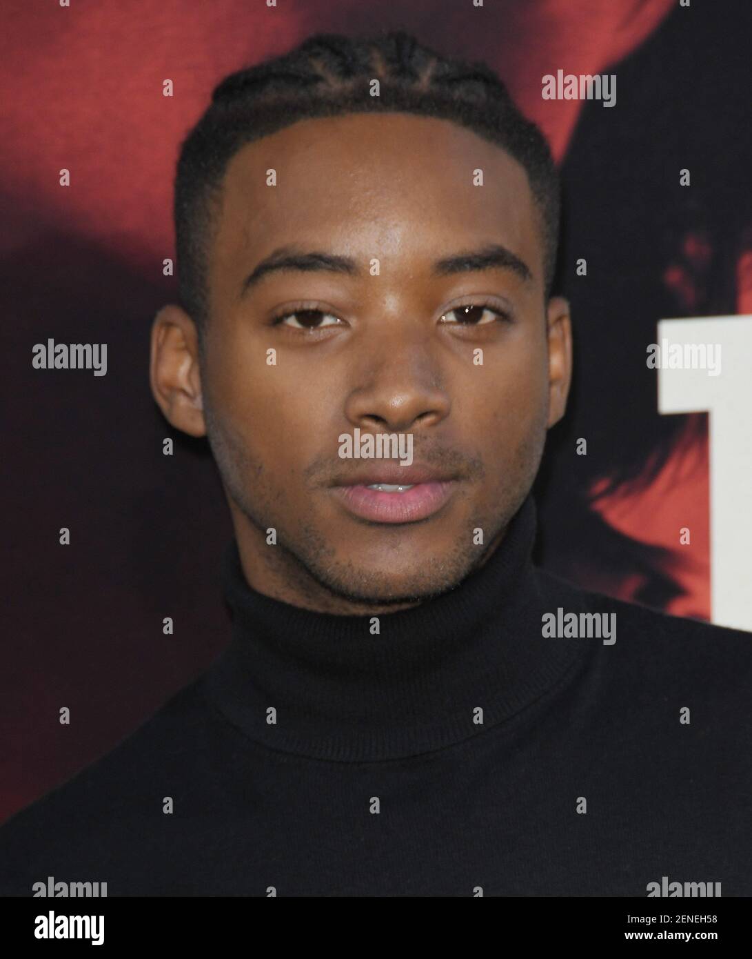 Algee Smith arrives at THE KITCHEN Los Angeles Premiere held at the TCL ...