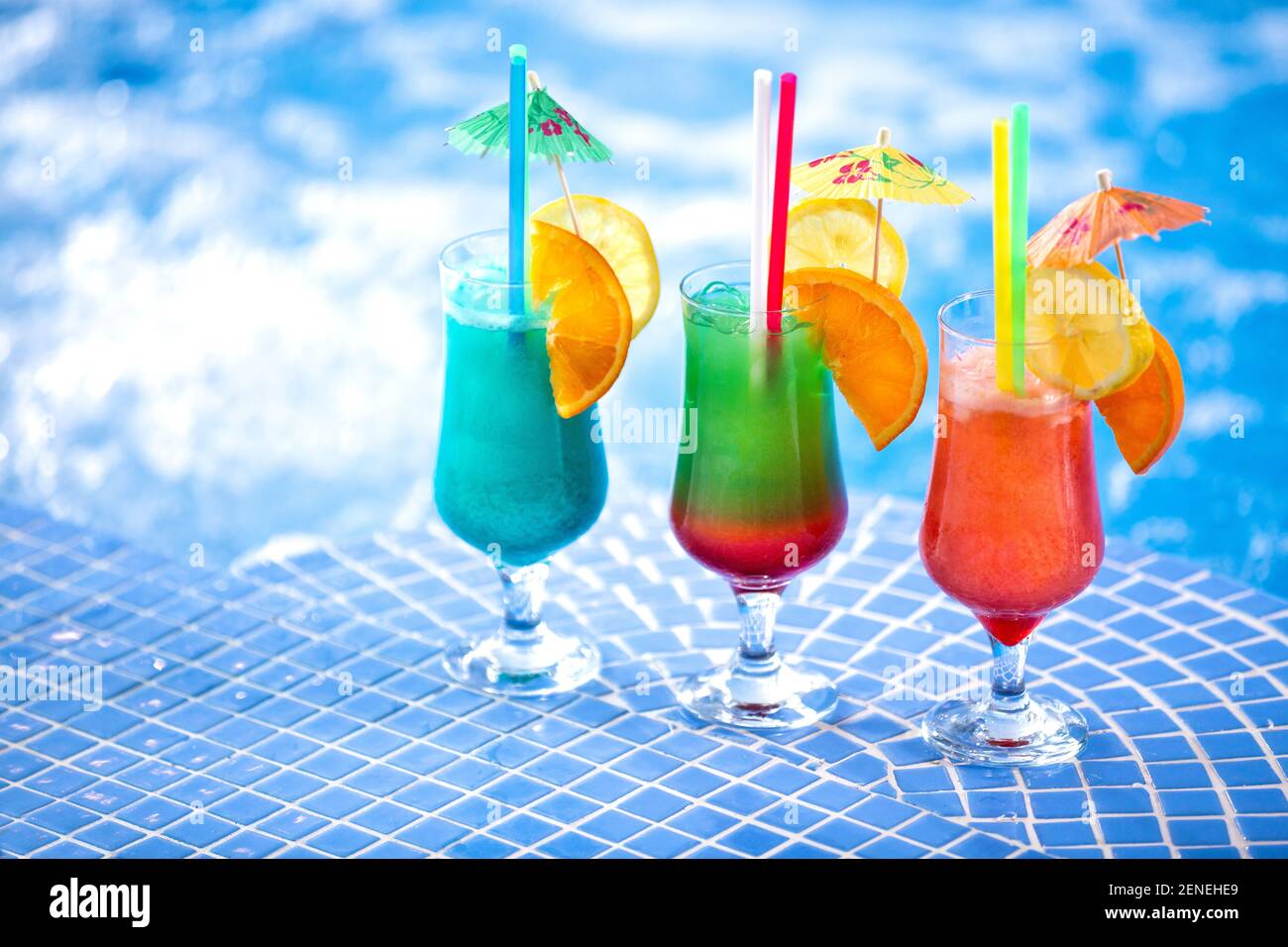 Cocktails At The Pool