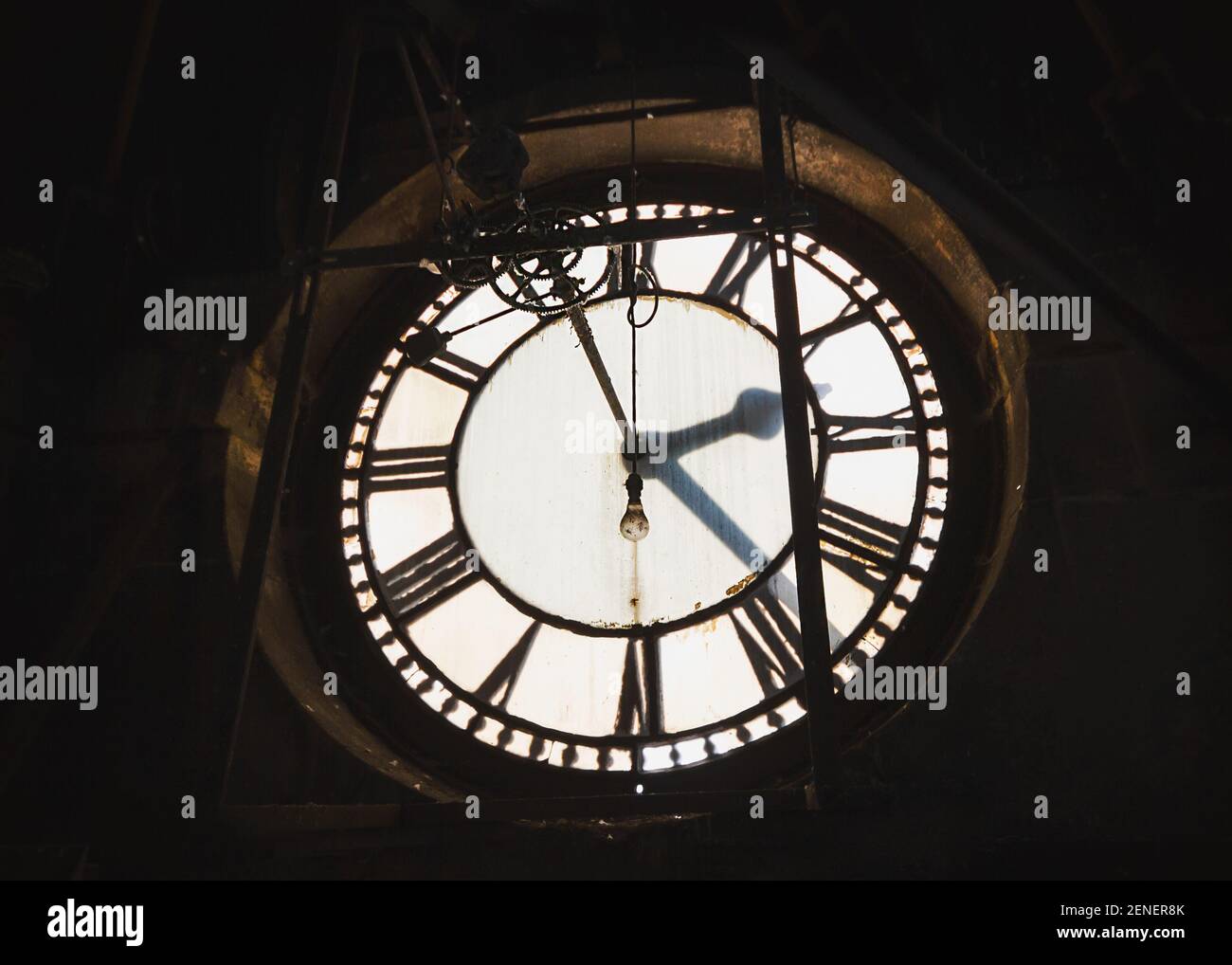 Inside giant clock tower hi-res stock photography and images - Alamy