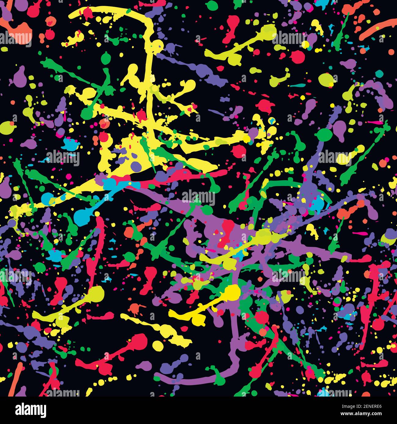 Colorful Paint Splatter Texture
