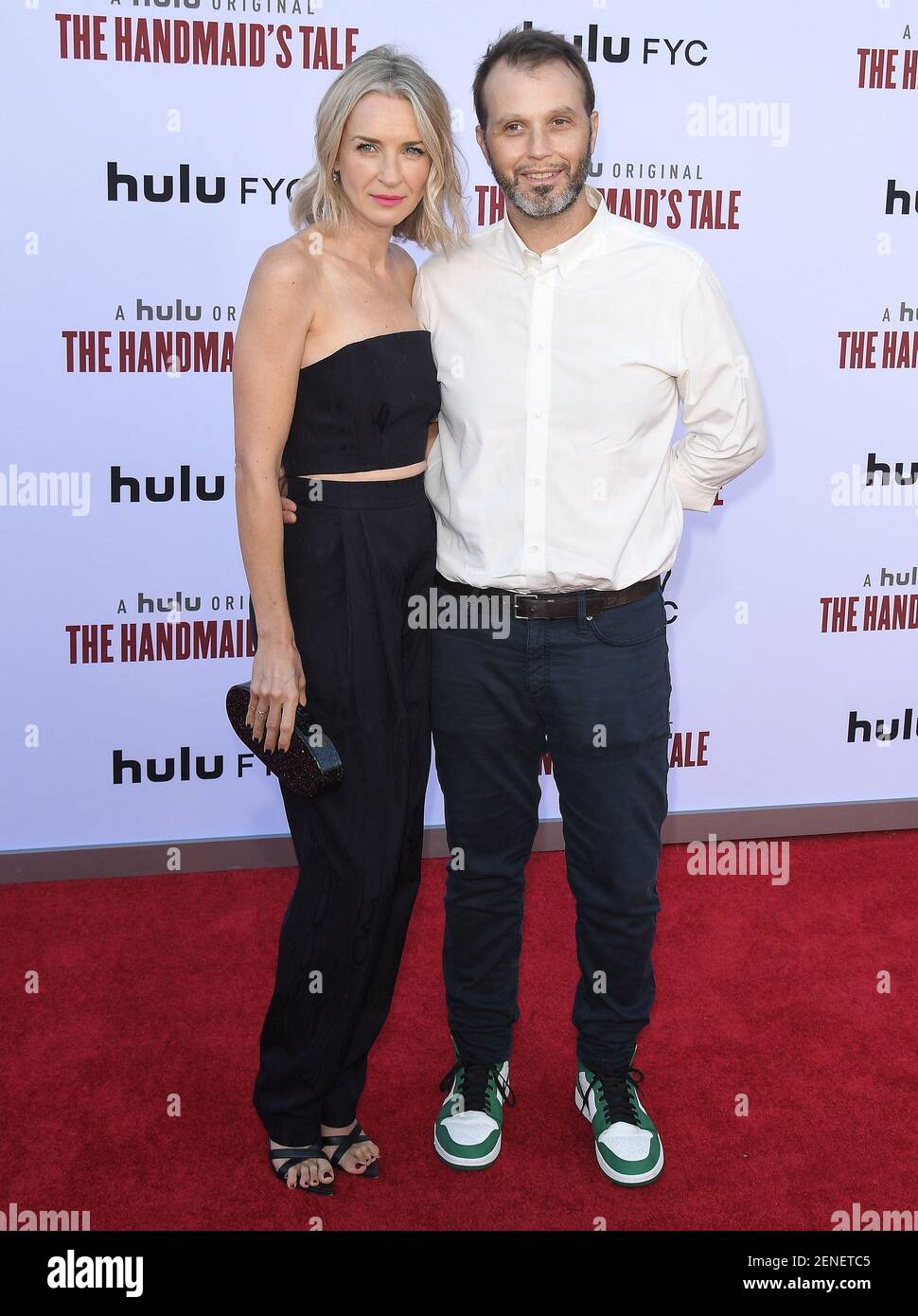 (L-R) Ever Carradine and Coby Brown at Hulu's THE HANDMAID'S TALE ...
