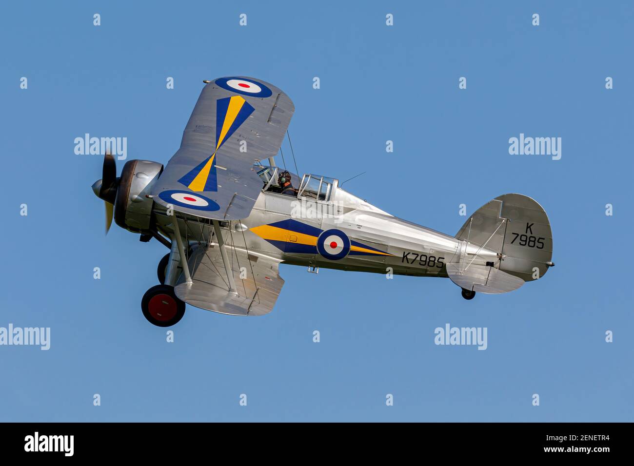 Gloster Gladiator biplane fighter of the RAF Stock Photo - Alamy