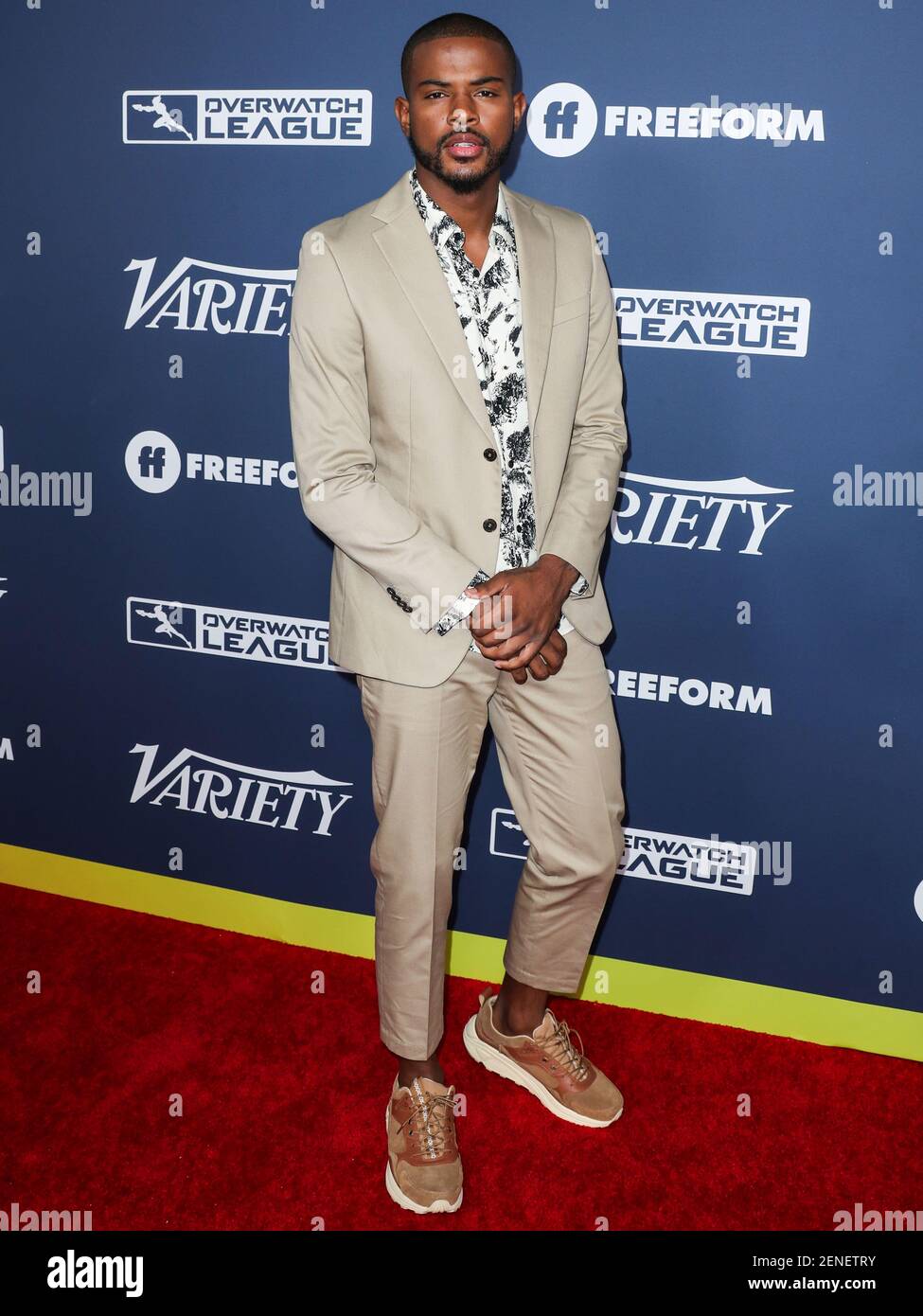 HOLLYWOOD, LOS ANGELES, CALIFORNIA, USA - AUGUST 06: Singer Trevor ...