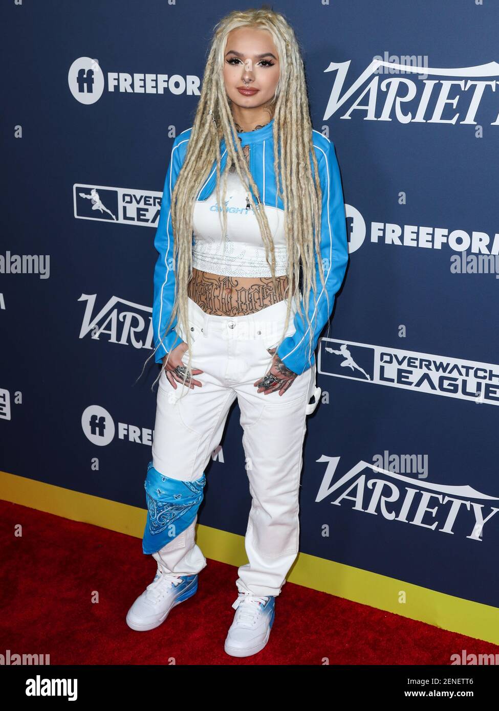 HOLLYWOOD, LOS ANGELES, CALIFORNIA, USA - AUGUST 06: Singer Zhavia Ward ...