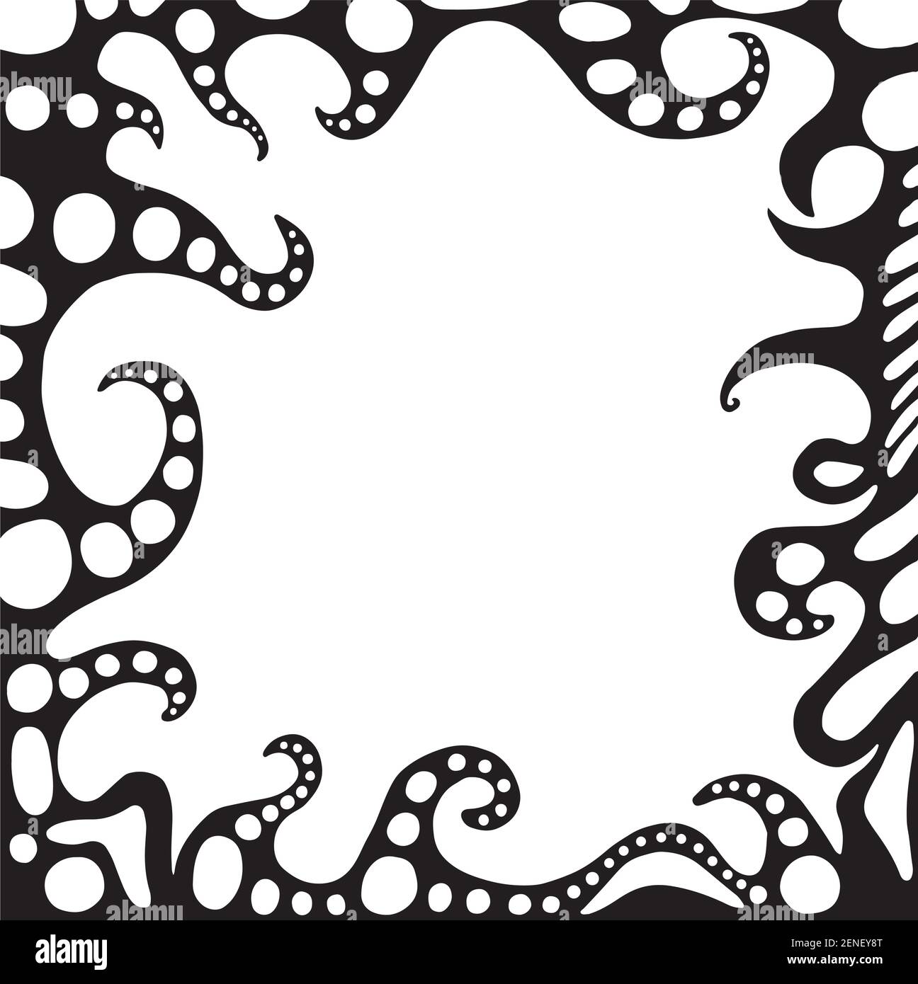 Doodle Monster Border