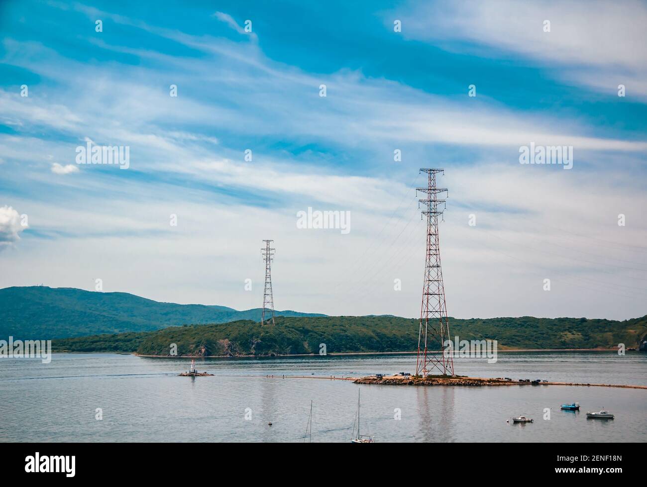 Powerline utility hi-res stock photography and images - Alamy