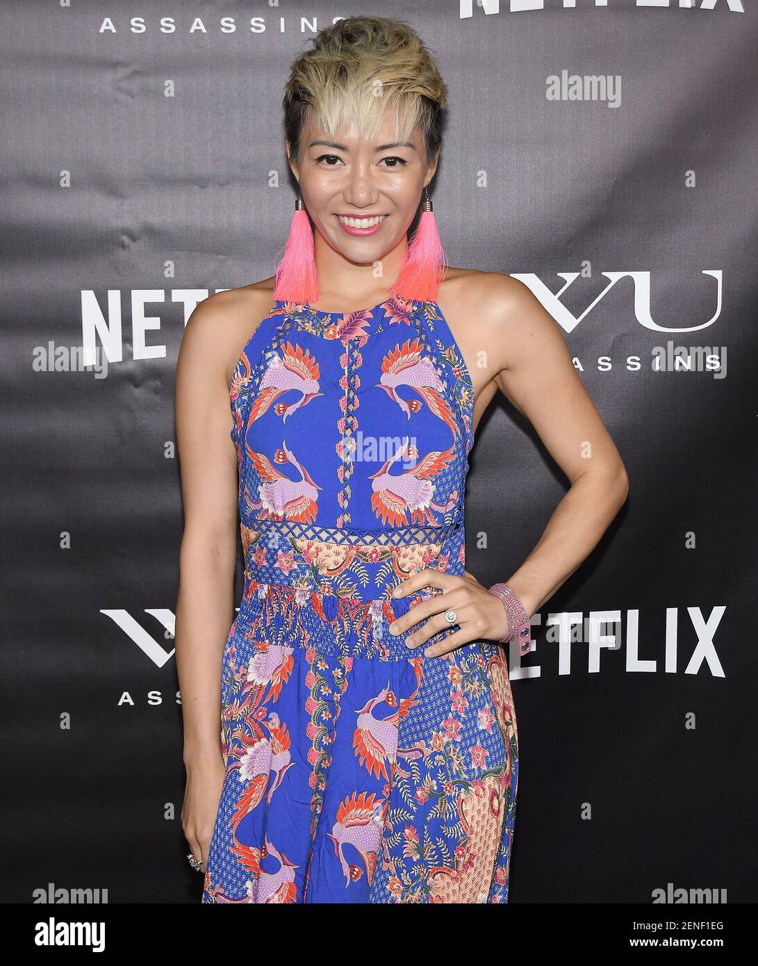 JuJu Chan arrives at Netflix's WU ASSASSINS Premiere Party held at the ...