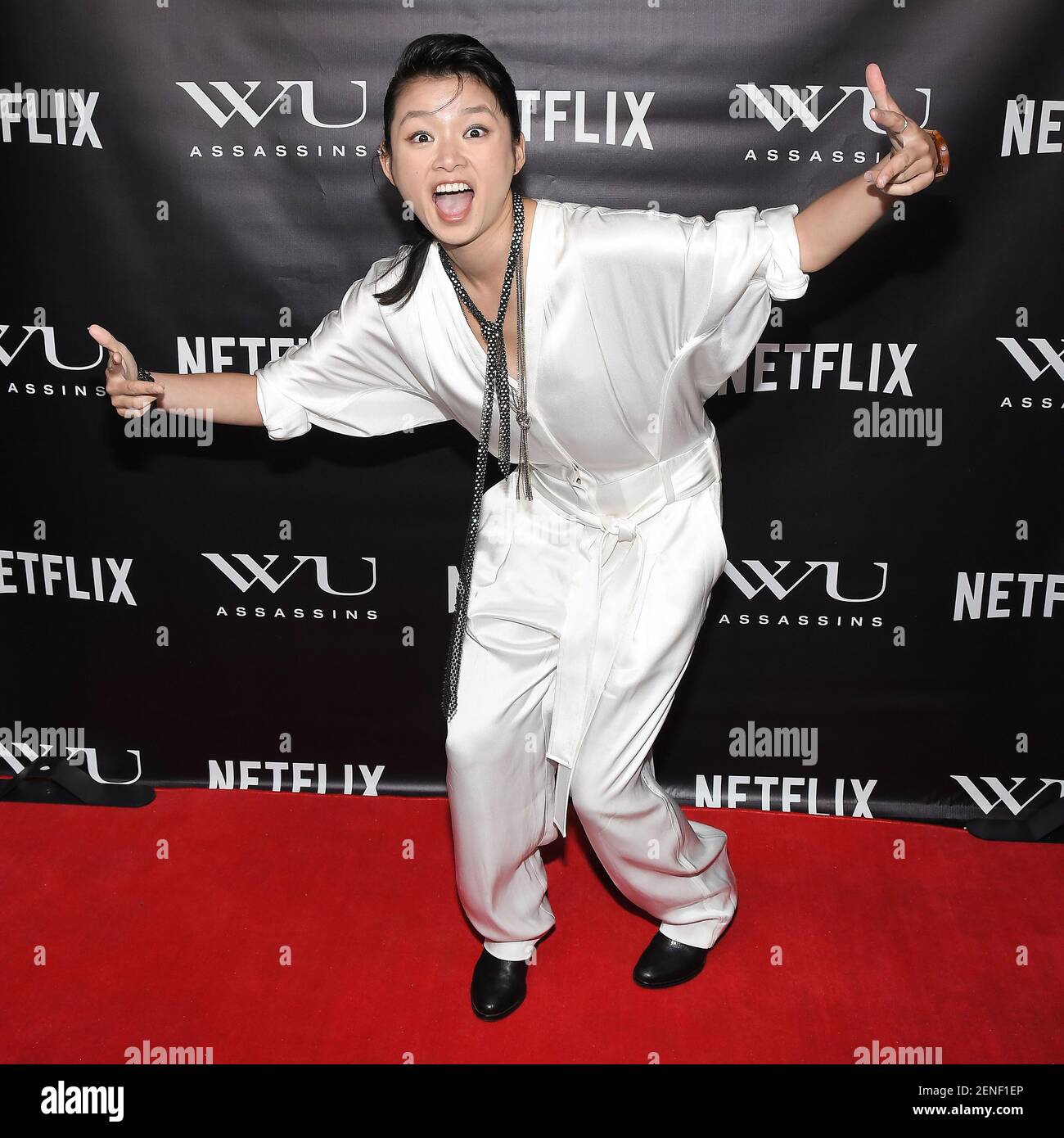 Celia Au arrives at Netflix's WU ASSASSINS Premiere Party held at the ...