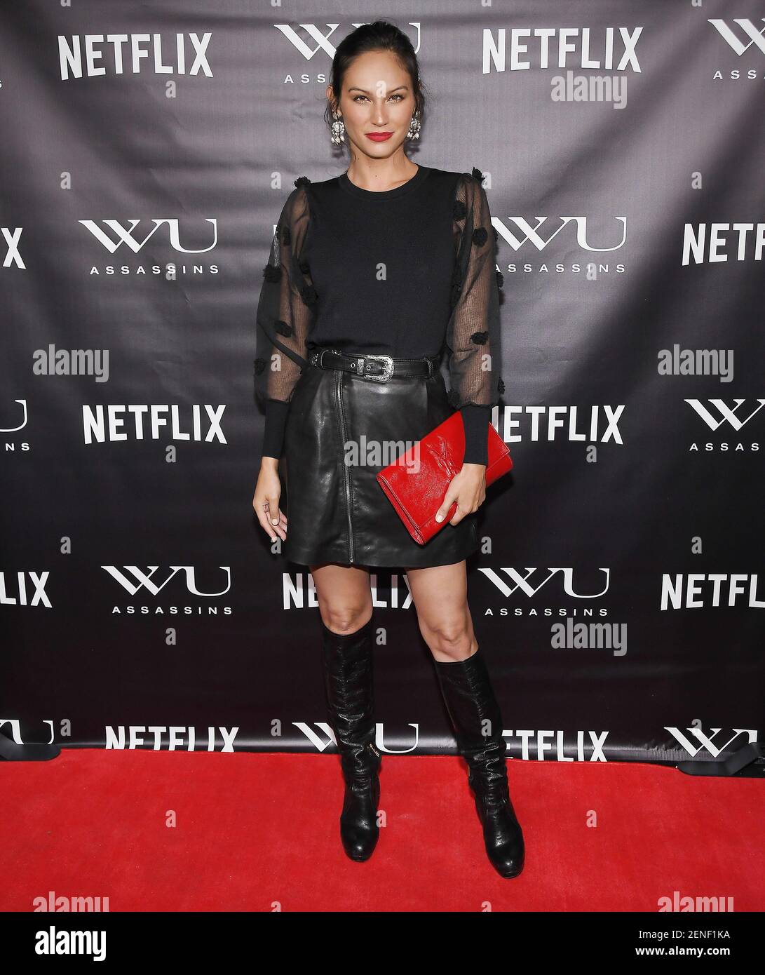 Rachelle Goulding arrives at Netflix's WU ASSASSINS Premiere Party held ...