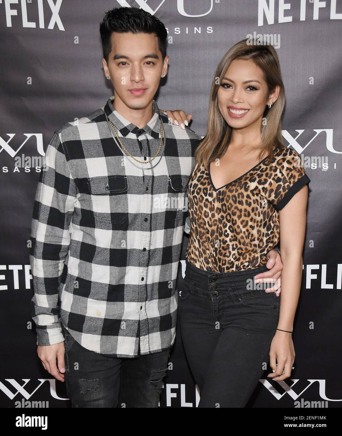 (L-R) Carlin James and Althea Deguzman at Netflix's WU ASSASSINS ...