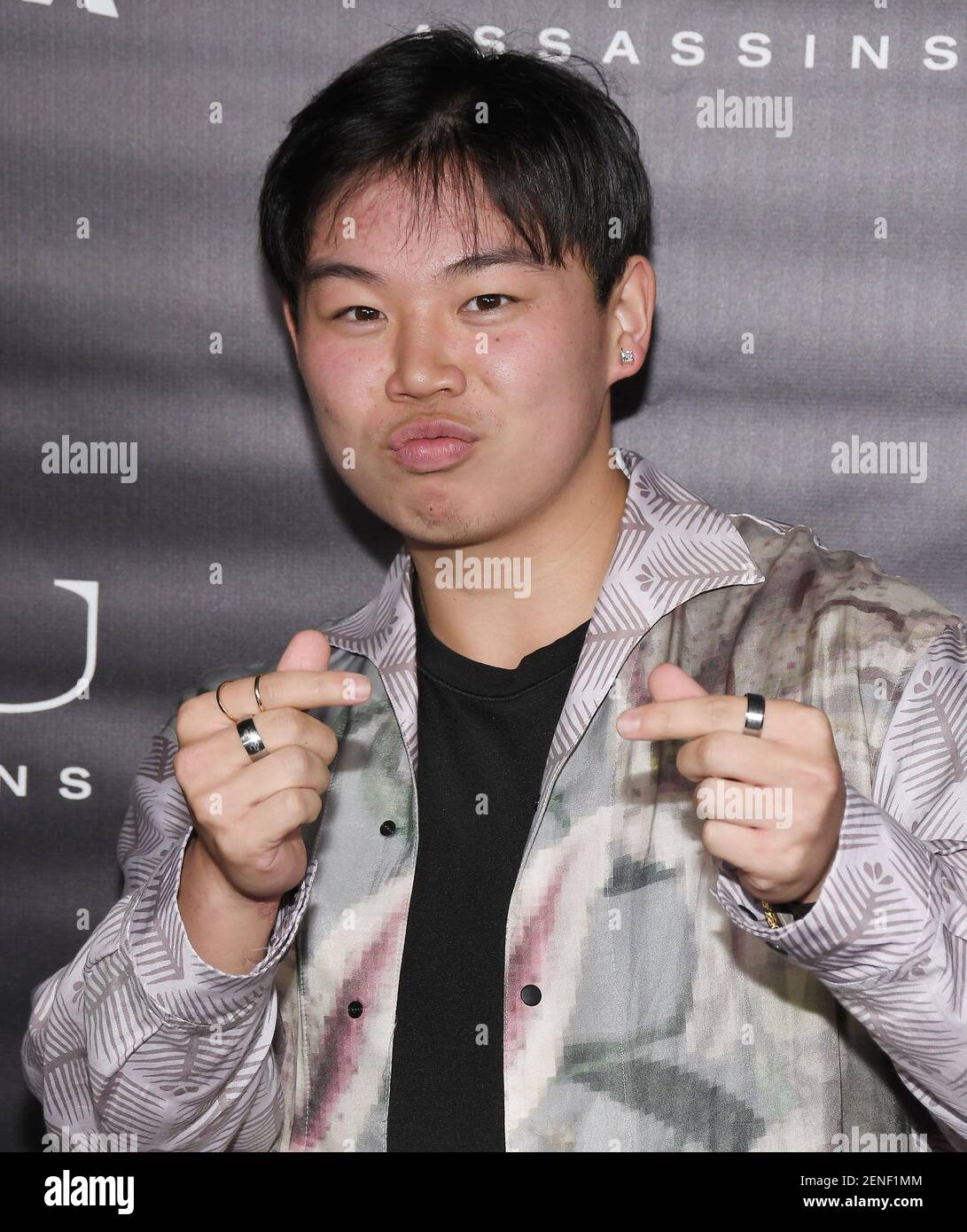 Jun Yu arrives at Netflix's WU ASSASSINS Premiere Party held at the ...