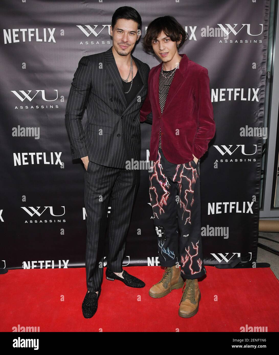 (L-R) Lewis Tan and Evan Tan arrives at Netflix's WU ASSASSINS Premiere ...