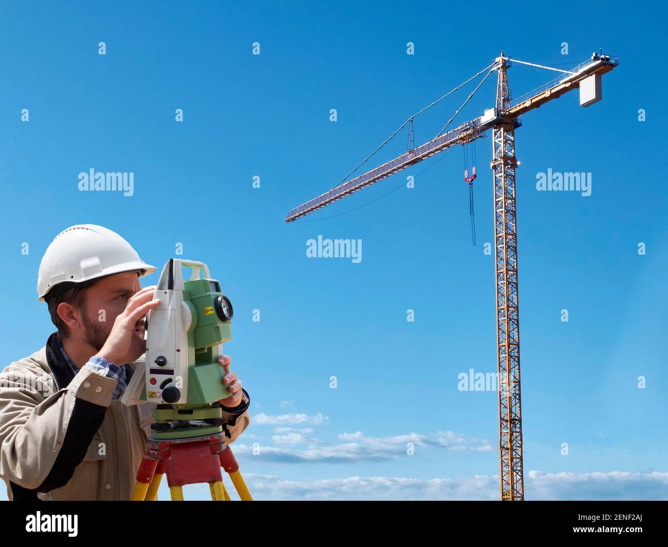 Geodetic total station on hi-res stock photography and images - Alamy