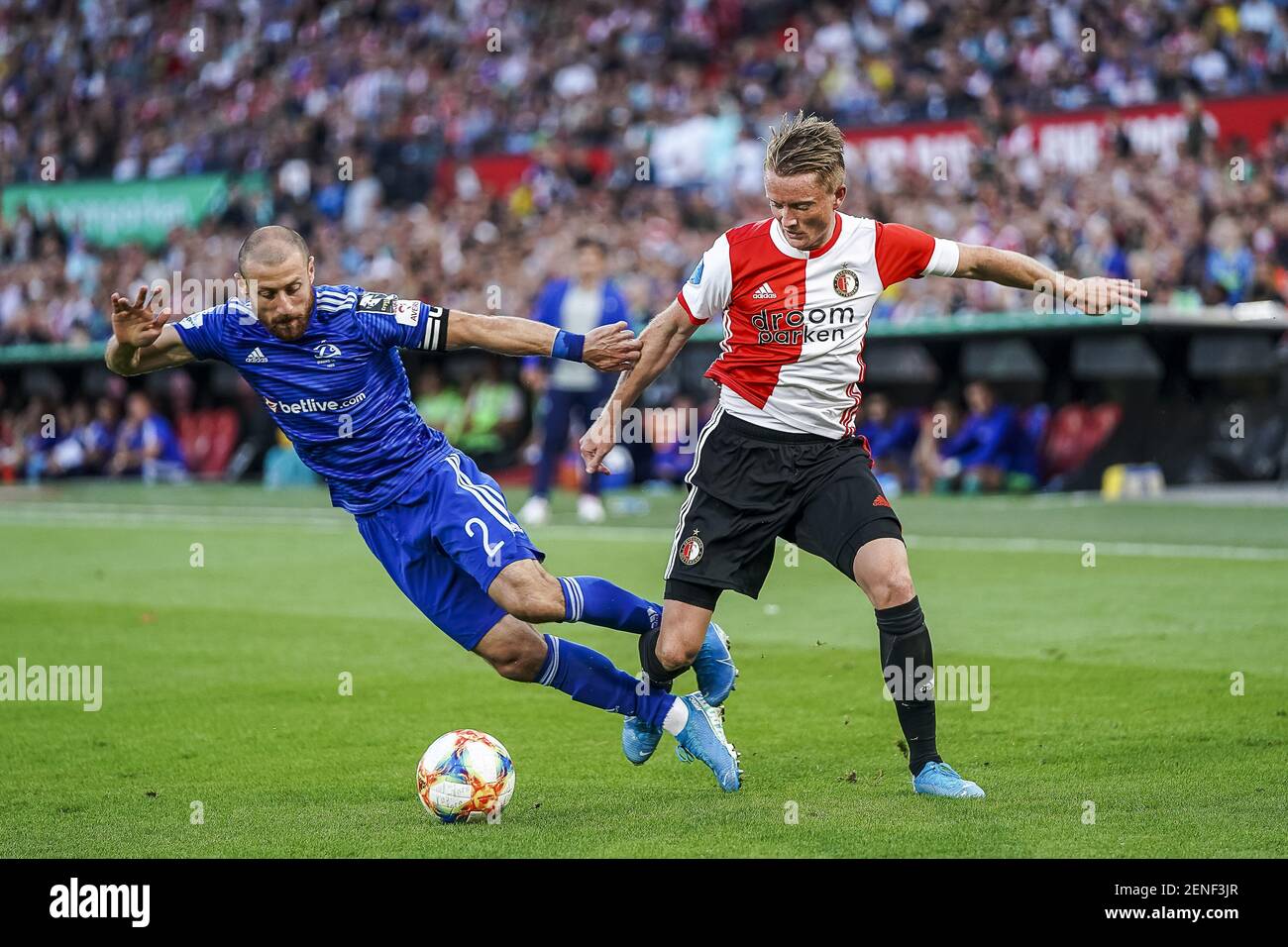 ROTTERDAM - Feyenoord - Dinami Tbilisi , Football , Season 2018/2019 , Europa league , Stadium ...