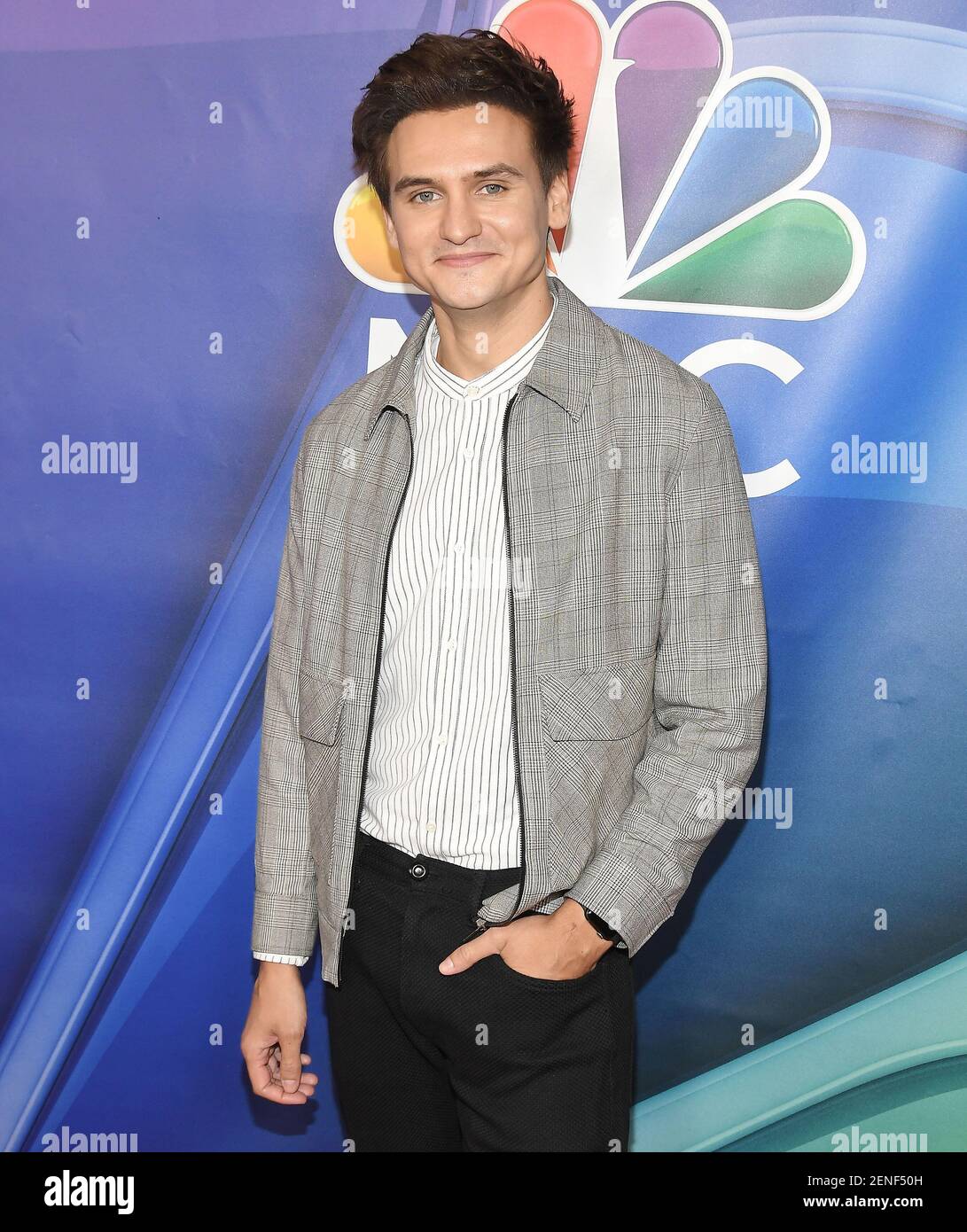 Moses Storm arrives at the 2019 NBC Summer Press Tour held at the ...