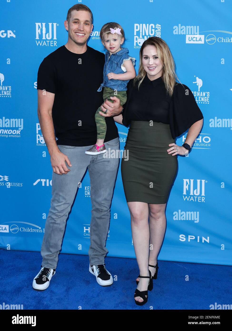 LOS ANGELES, CALIFORNIA, USA - AUGUST 08: Professional baseball pitcher ...