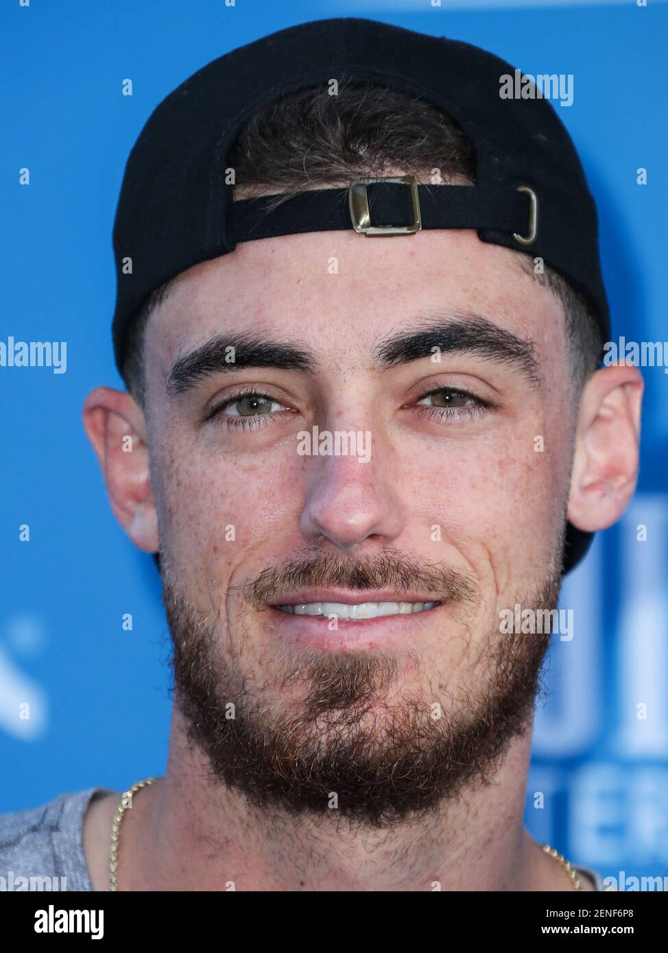 LOS ANGELES, CALIFORNIA, USA - AUGUST 08: Professional baseball first ...