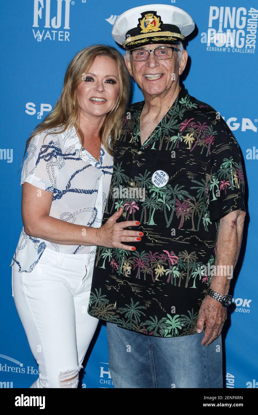 LOS ANGELES, CALIFORNIA, USA - AUGUST 08: Actress Jill Whelan and actor ...