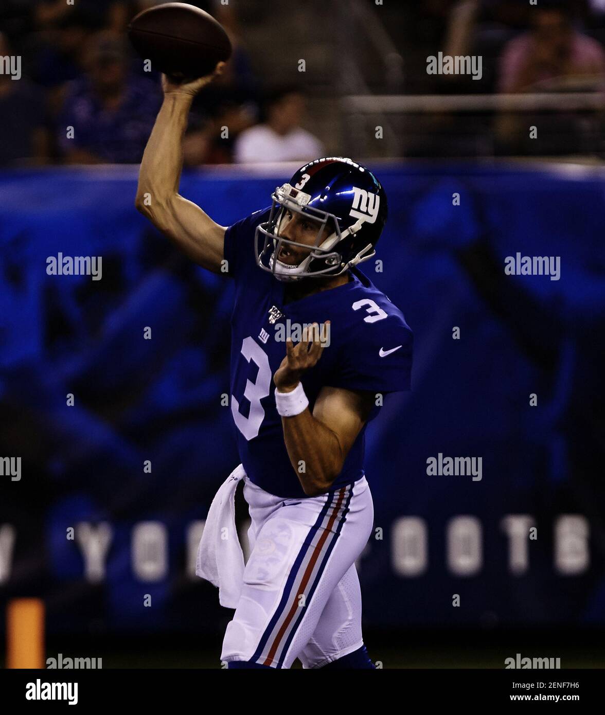 August 9, 2019, East Rutherford, New Jersey, USA: New York Giants ...