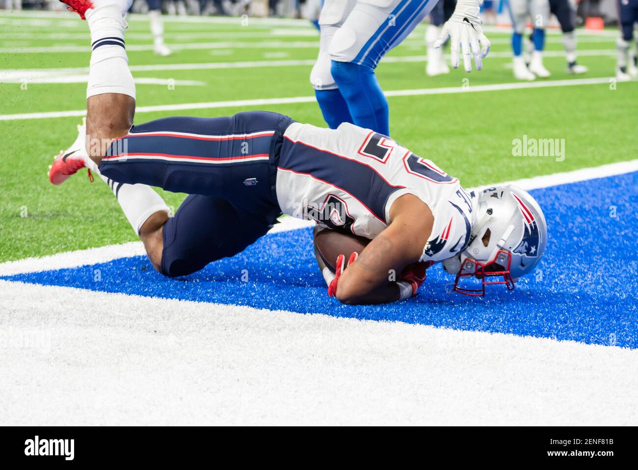 DETROIT, MI - AUGUST 8: New England Patriots R9 Nick Brossette (42 ...
