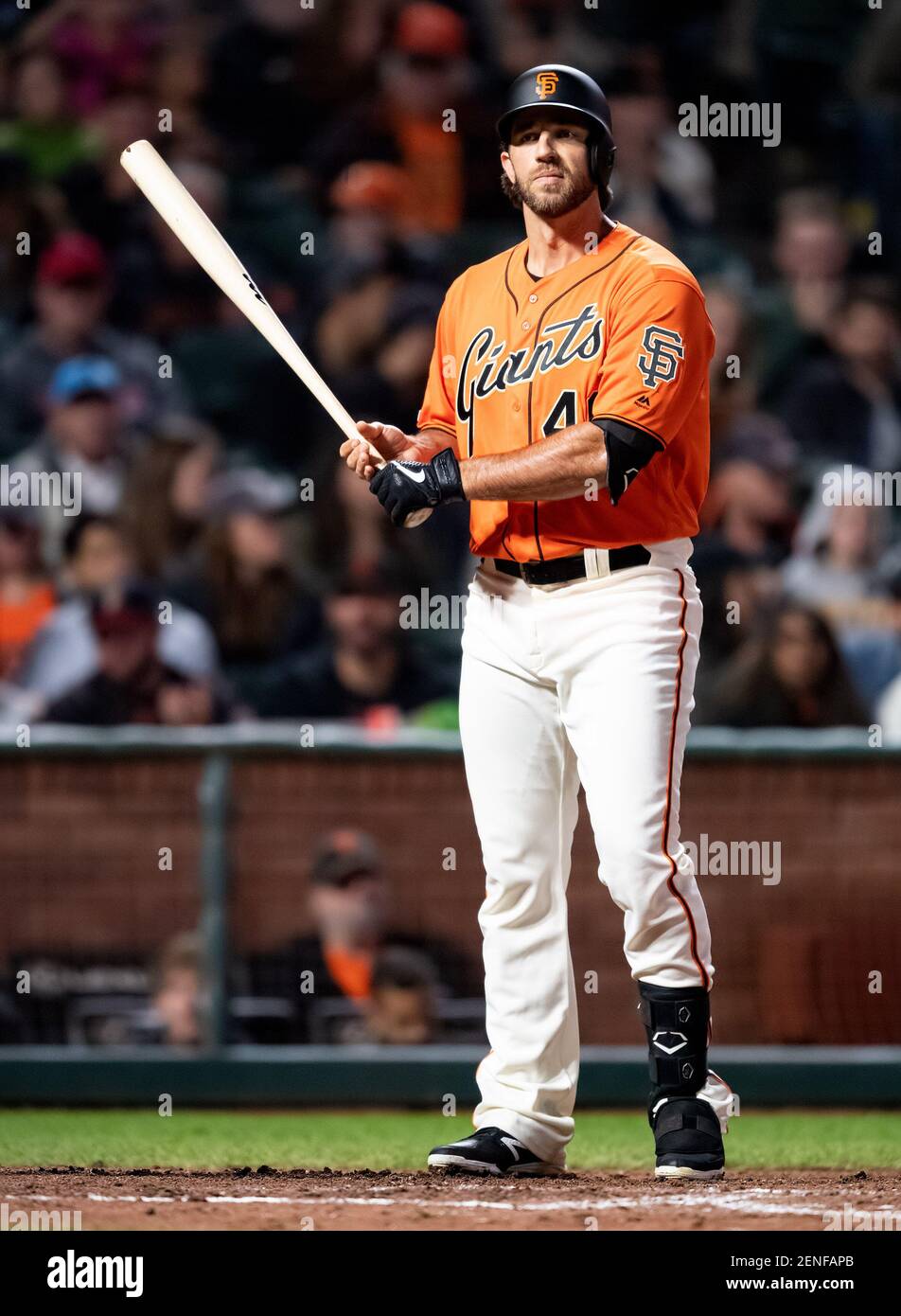 August 09, 2019: San Francisco Giants starting pitcher Madison ...