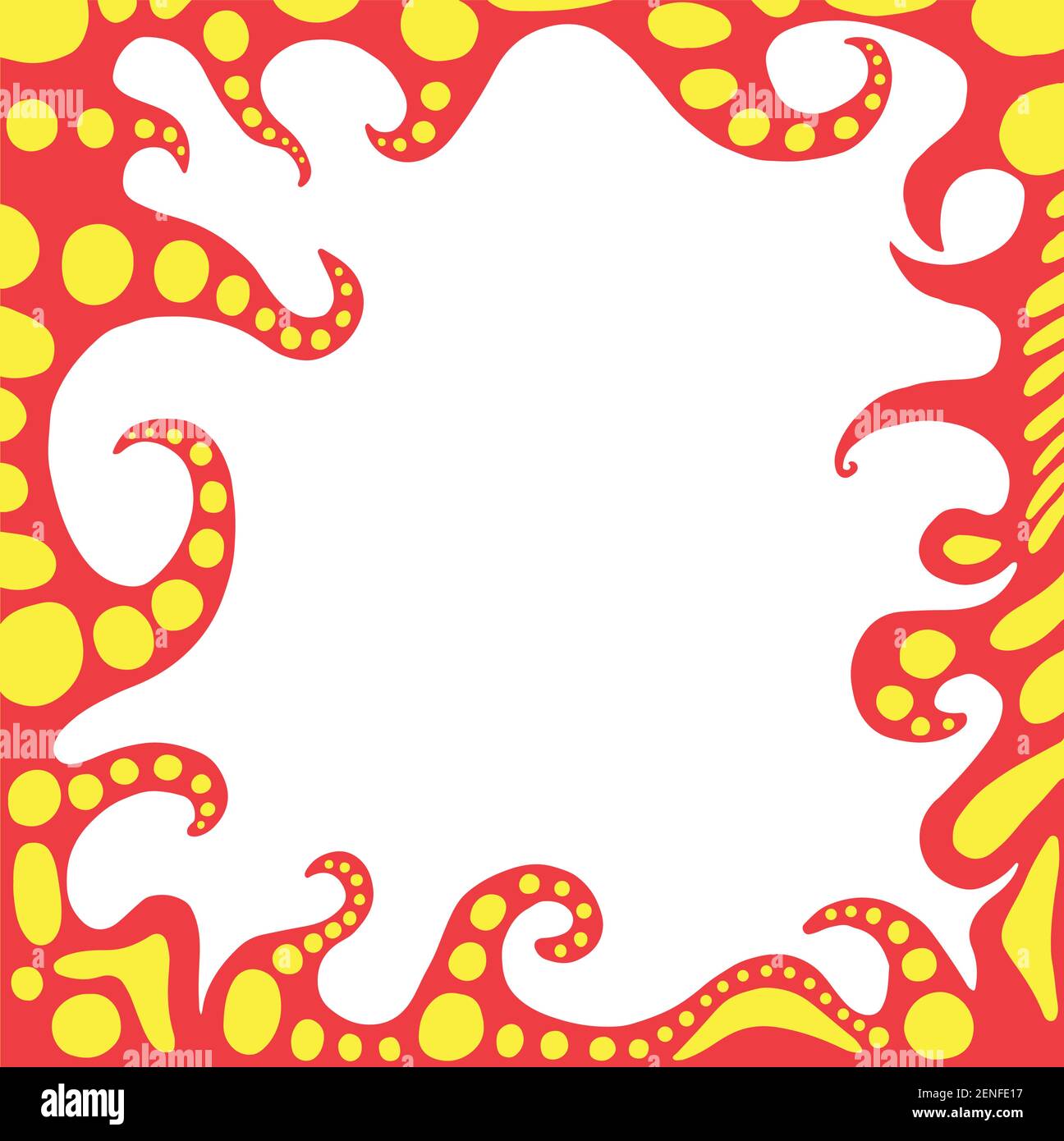 Doodle Monster Border