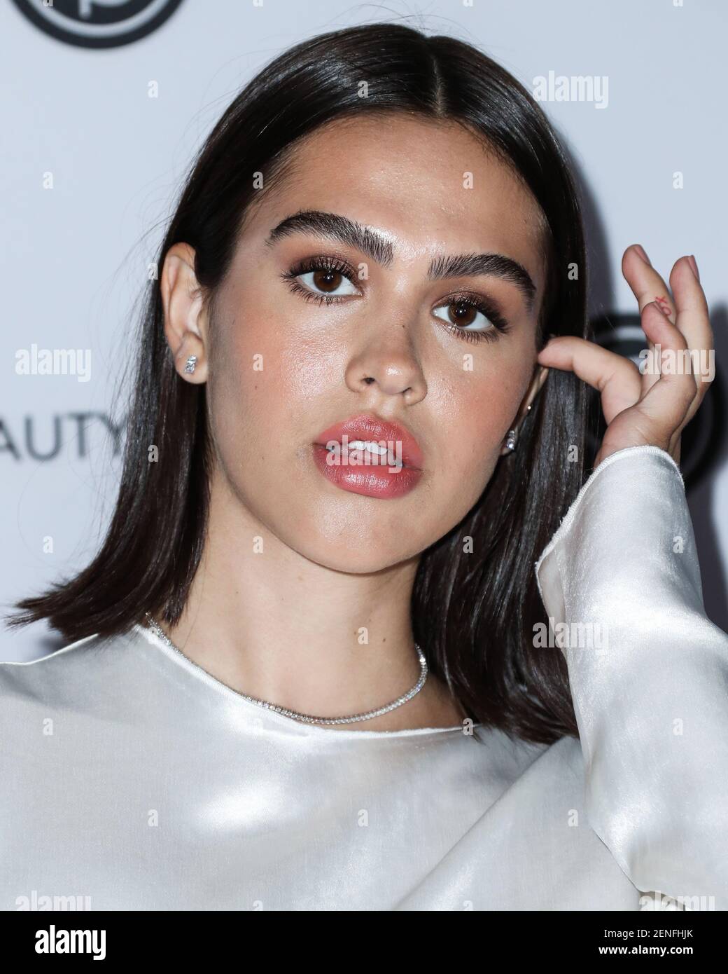 LOS ANGELES, CALIFORNIA, USA - AUGUST 10: Model Amelia Gray Hamlin ...