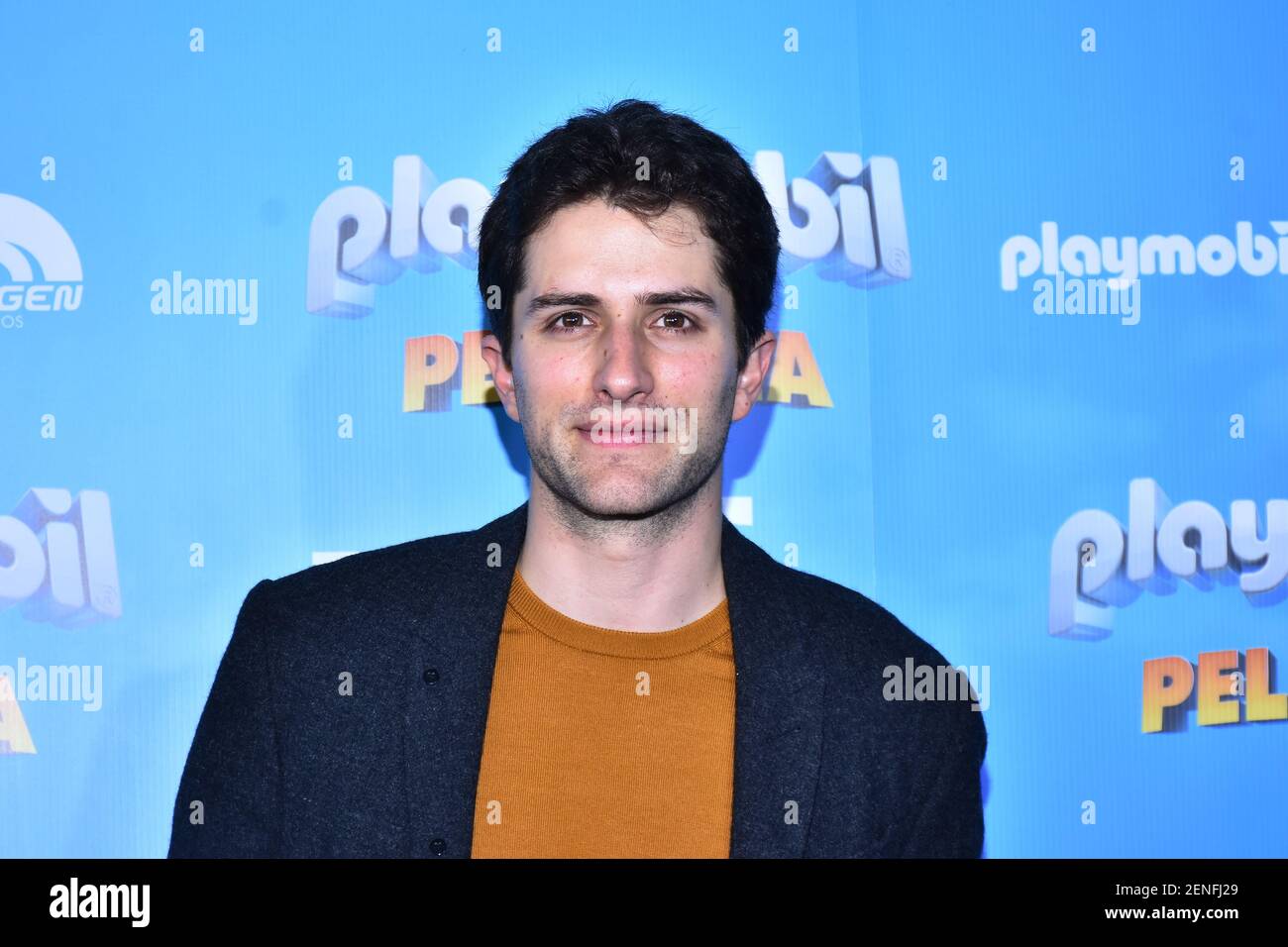 Dario Yazbek Bernal poses for photos during the blue carpet of ...