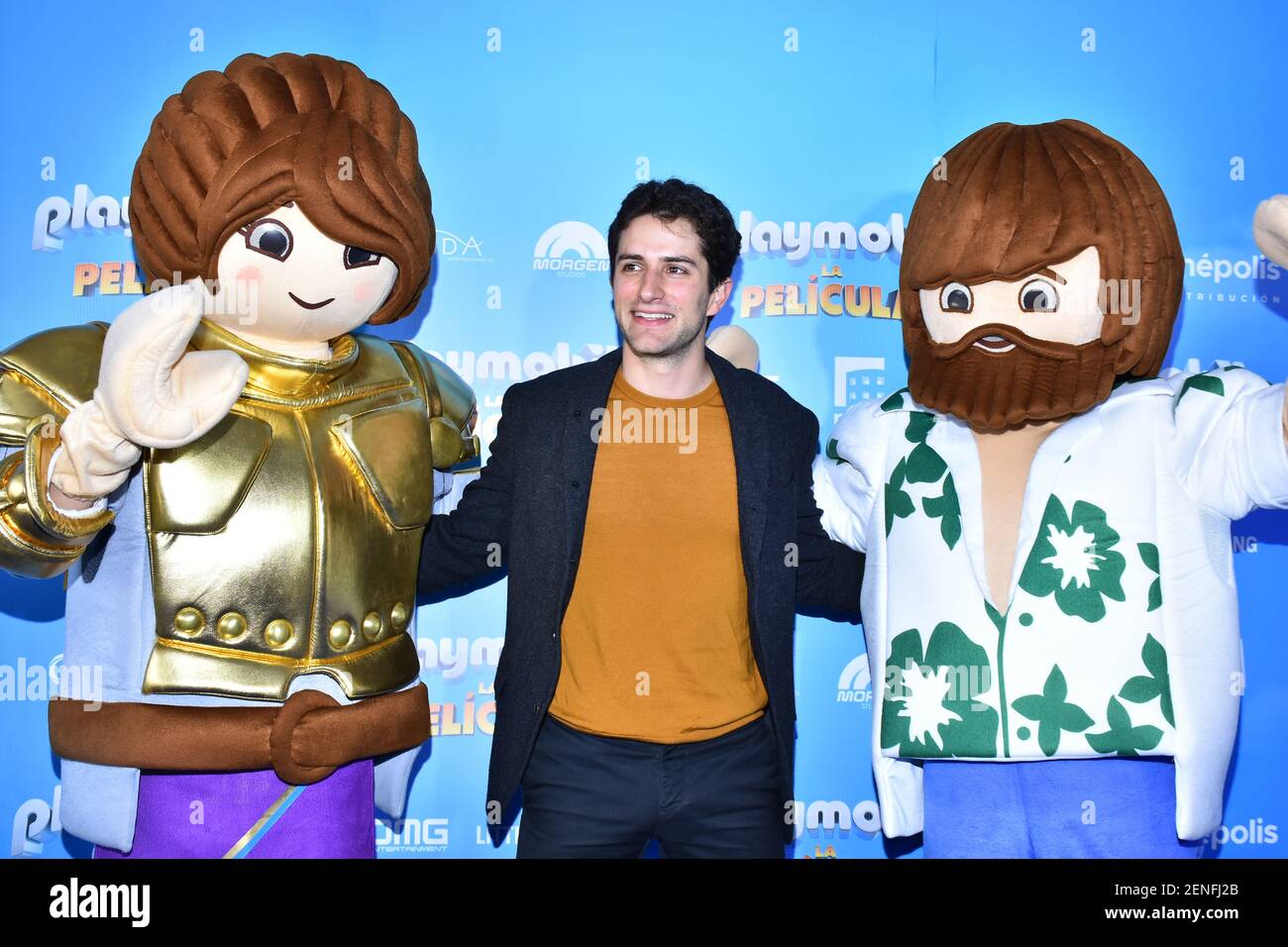 Dario Yazbek Bernal poses for photos during the blue carpet of ...