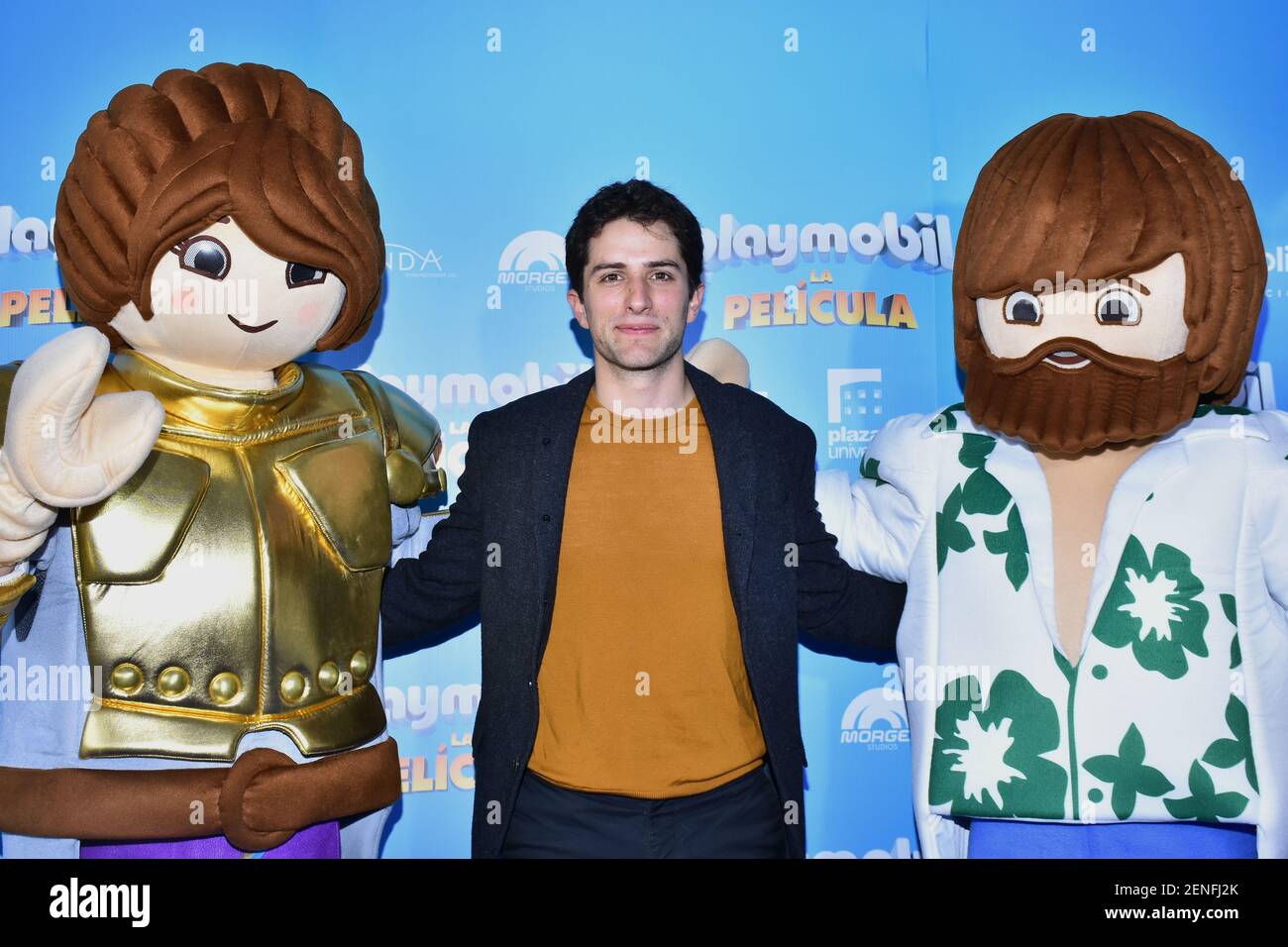Dario Yazbek Bernal poses for photos during the blue carpet of ...