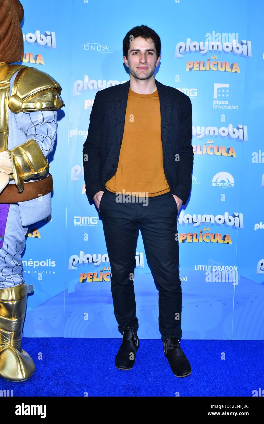 Dario Yazbek Bernal poses for photos during the blue carpet of ...