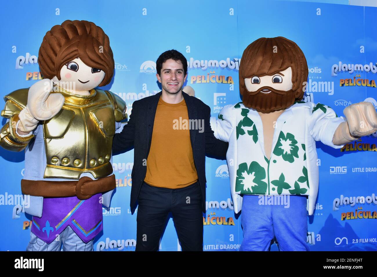 Dario Yazbek Bernal poses for photos during the blue carpet of ...