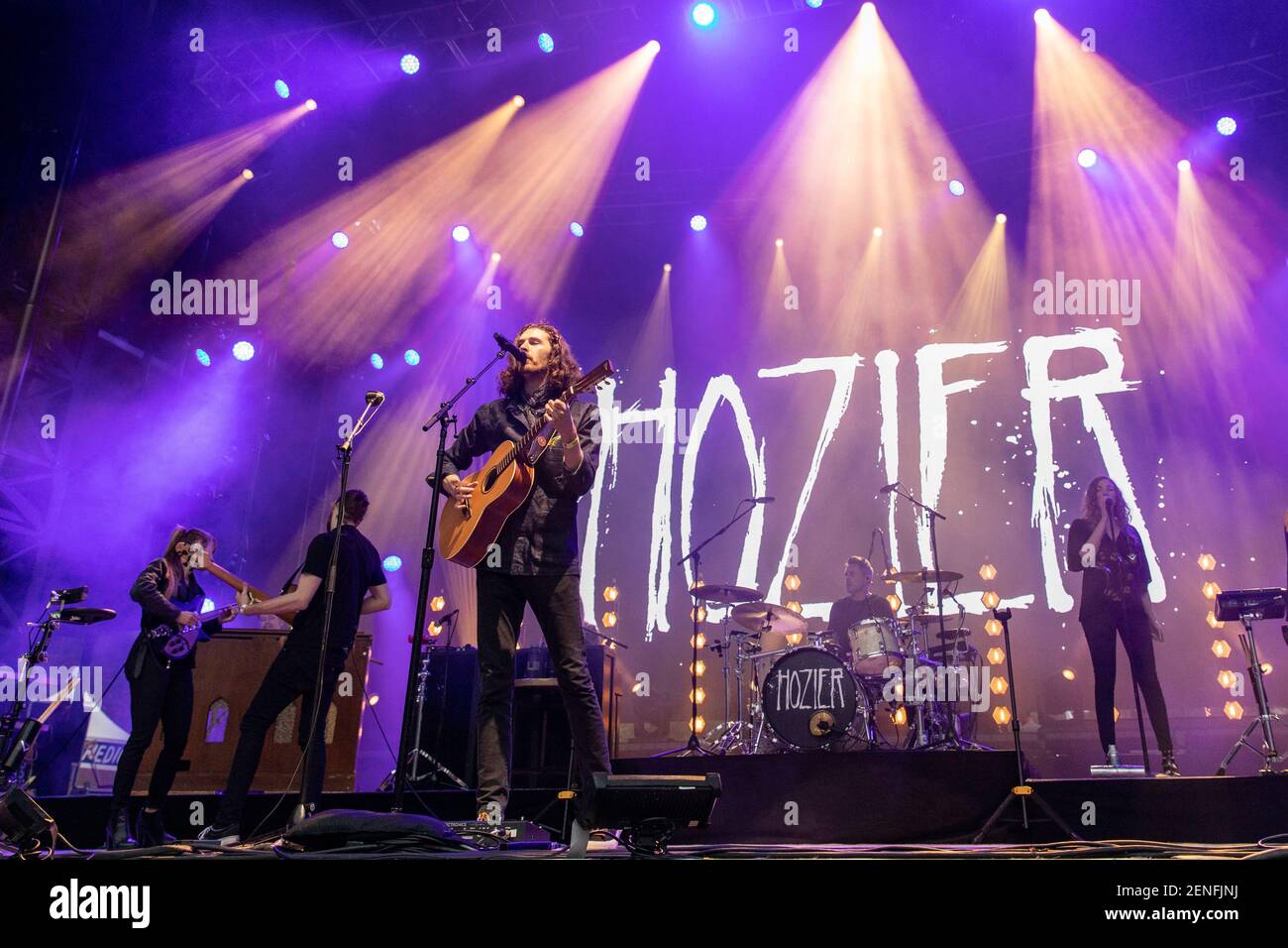 Andrew Hozier-Byrne of Hozier during the Outside Lands Music Festival ...