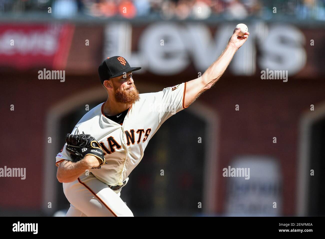 August 11, 2019: San Francisco Giants starting pitcher Conner Menez (51 ...