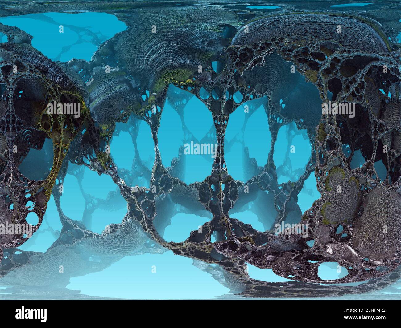 Computer rendered virtual scenery for art and entertainment Stock Photo ...