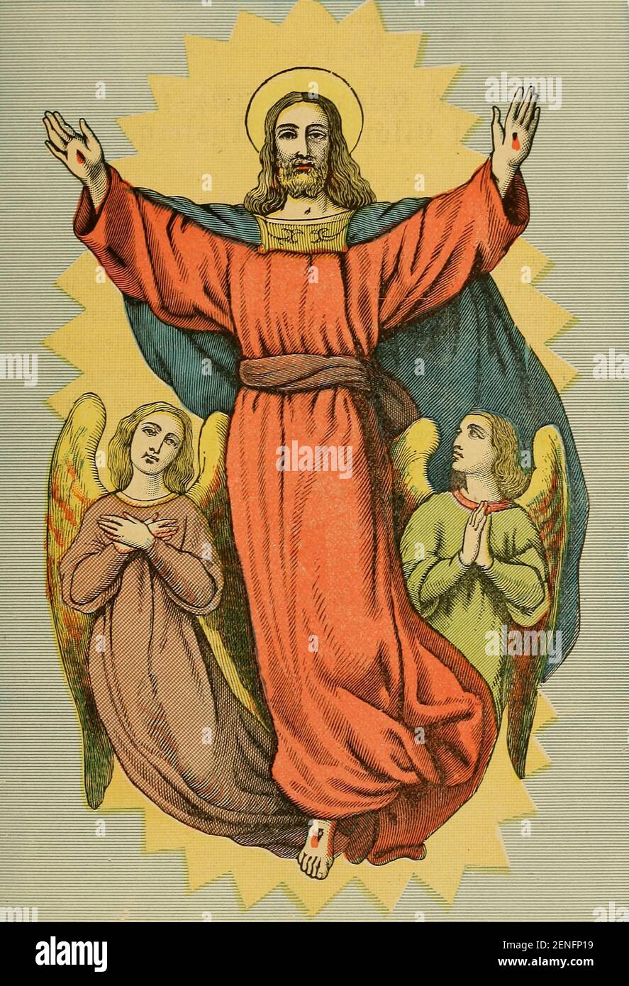 2nd Glorious Mystery The Ascension of Jesus into heaven From ' The ...