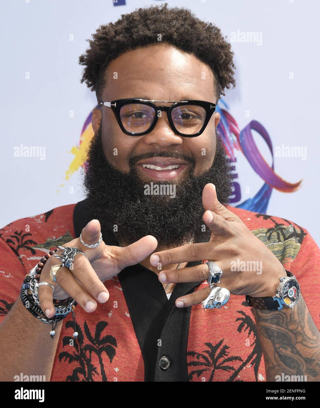 Blanco Brown arrives at the Teen Choice Awards 2019 held at the Hermosa ...